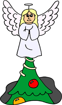 Angel Atop X-Mas Trees Tradition