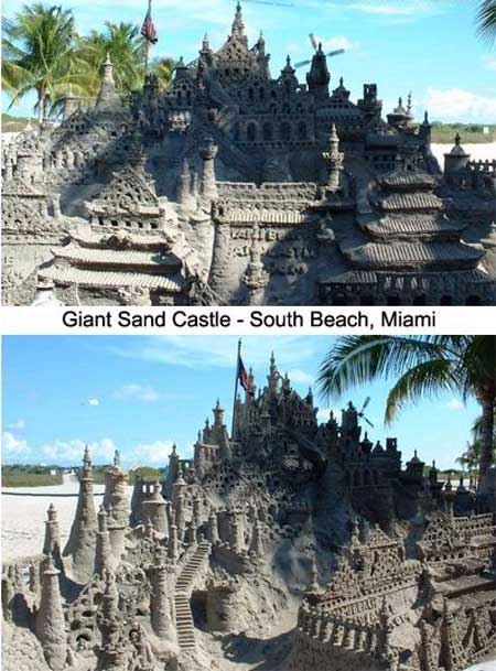 Giant Sand Castle